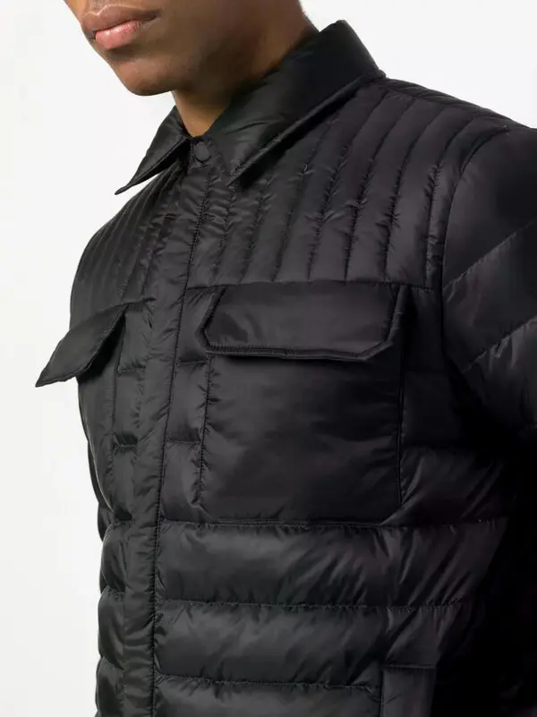 Kiton Padded Quilted Shirt Jacket