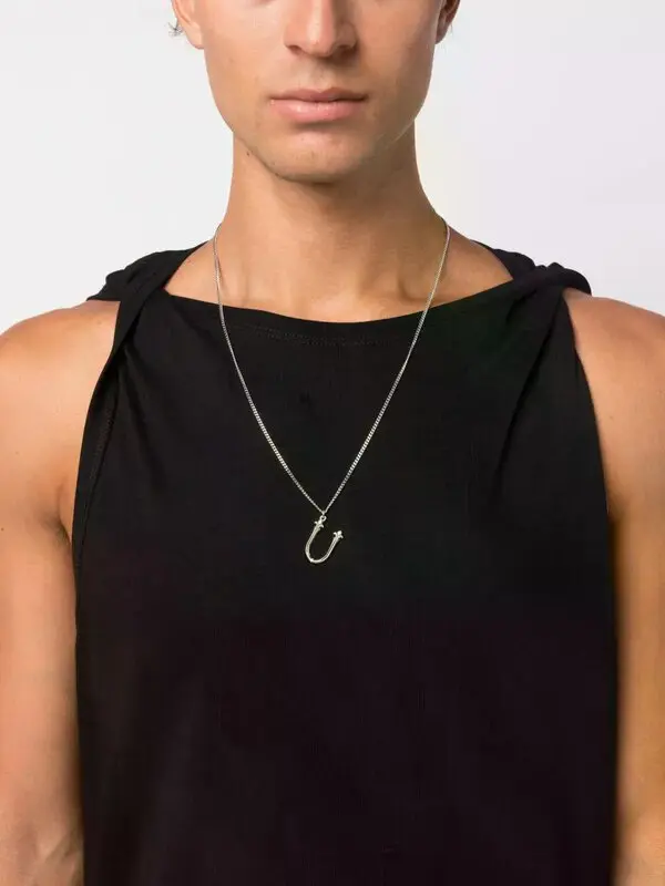 Emanuele Bicocchi Alphabet Pendant Necklace