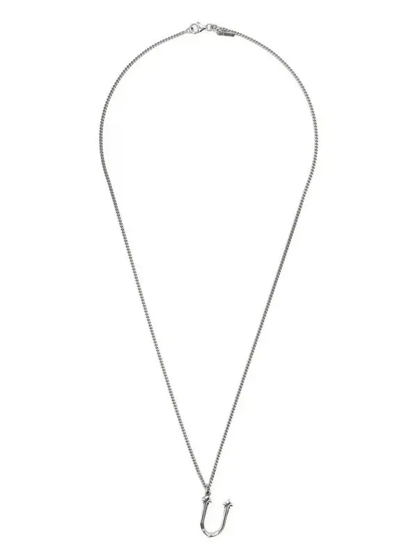 Emanuele Bicocchi Alphabet Pendant Necklace