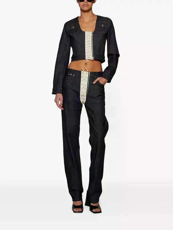 JEAN PAUL GAULTIER Cropped Denim Jacket