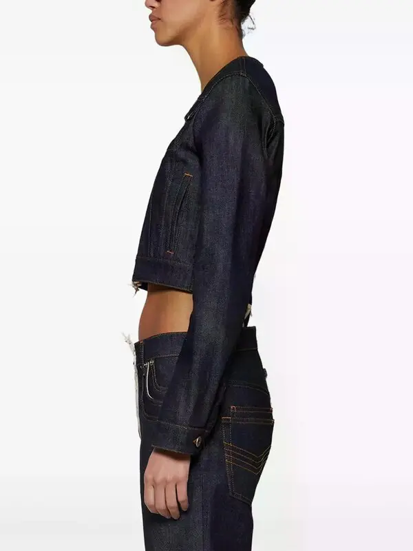 JEAN PAUL GAULTIER Cropped Denim Jacket