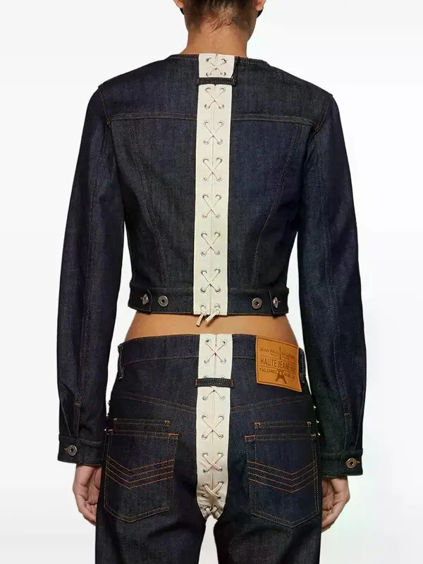 JEAN PAUL GAULTIER Cropped Denim Jacket