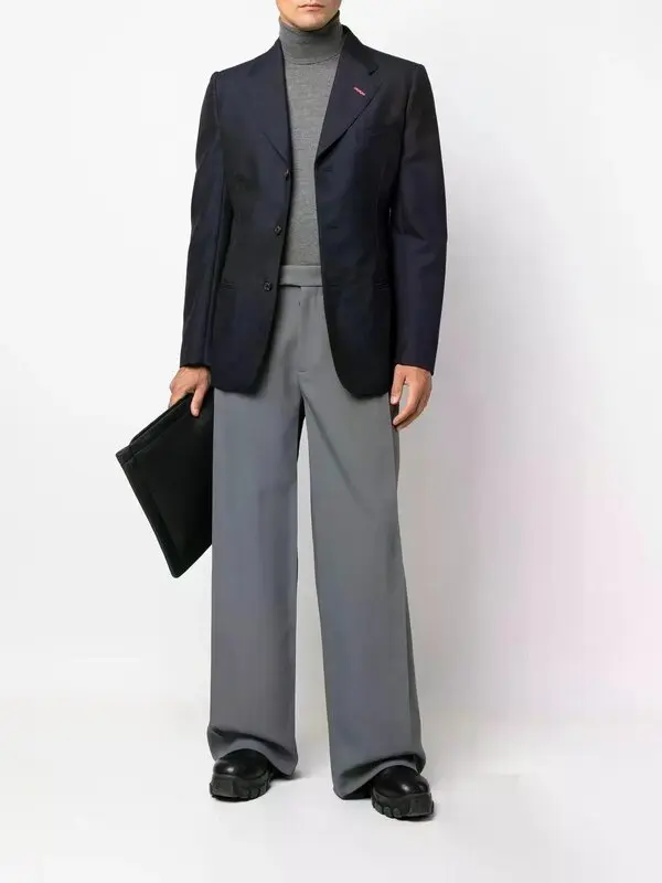 MAISON MARGIELA Single-breasted Tailored Blazer - Blue