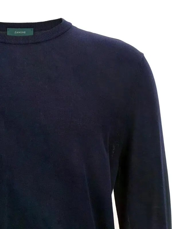 ZANONE Cotton Sweater - Blue