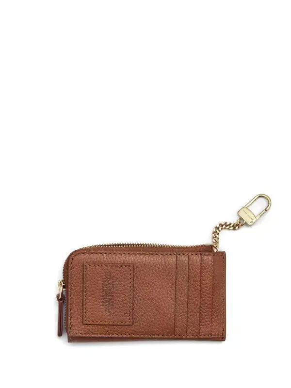 Marc Jacobs The Leather Top Zip Multi Wallet - Brown