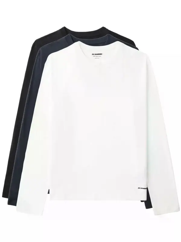 JIL SANDER Logo-patch Cotton T-shirt