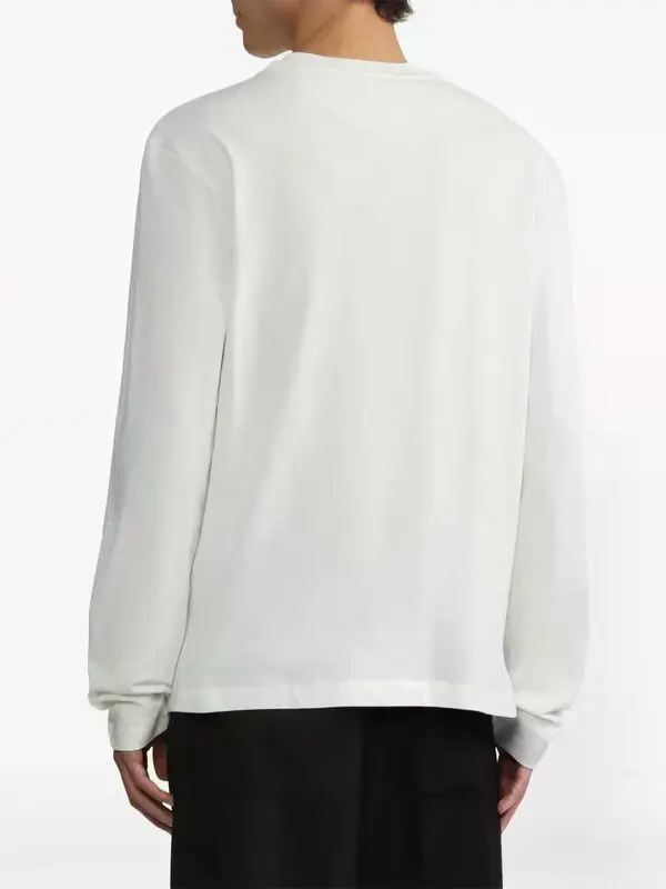 JIL SANDER Logo-patch Cotton T-shirt