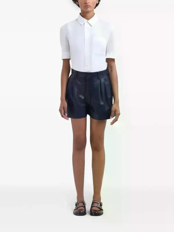 Marni Leather Shorts