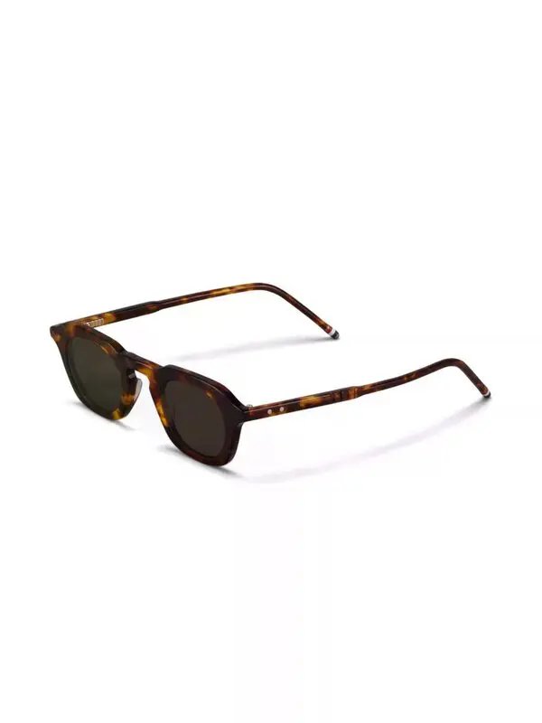 Thom Browne Tortoiseshell Square Frame Sunglasses