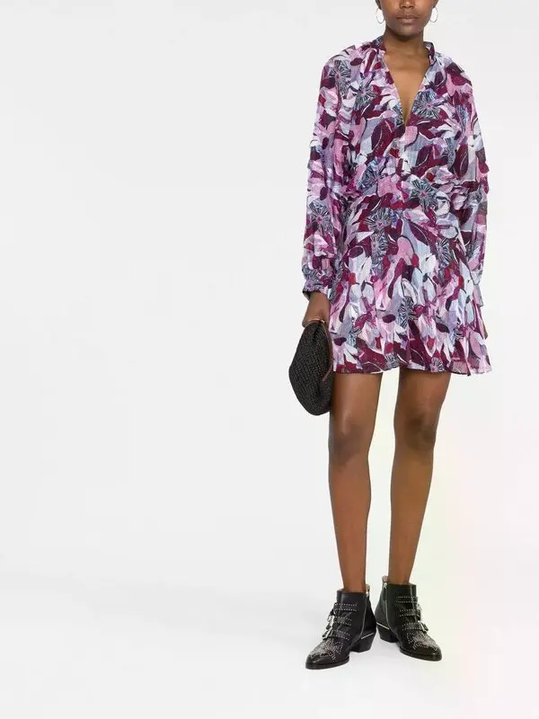 IRO PARIS Darsa Abstract-print Dress