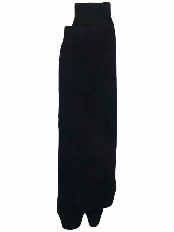 MAISON MARGIELA Tabi Knee-high Socks - Black