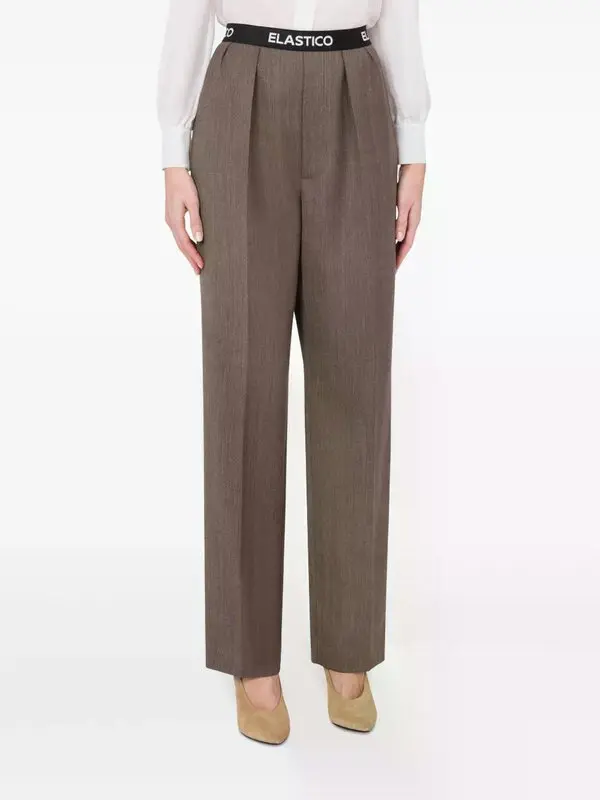 Moschino Virgin Wool Twill Trousers