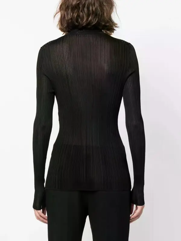 TOM FORD Ribbed-knit Roll-neck Jumper