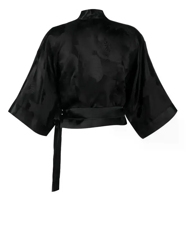 Carine Gilson Silk Jacquard-pattern Blouse