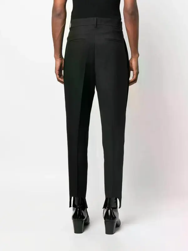 Random Identities Tapered Stirrup Trousers