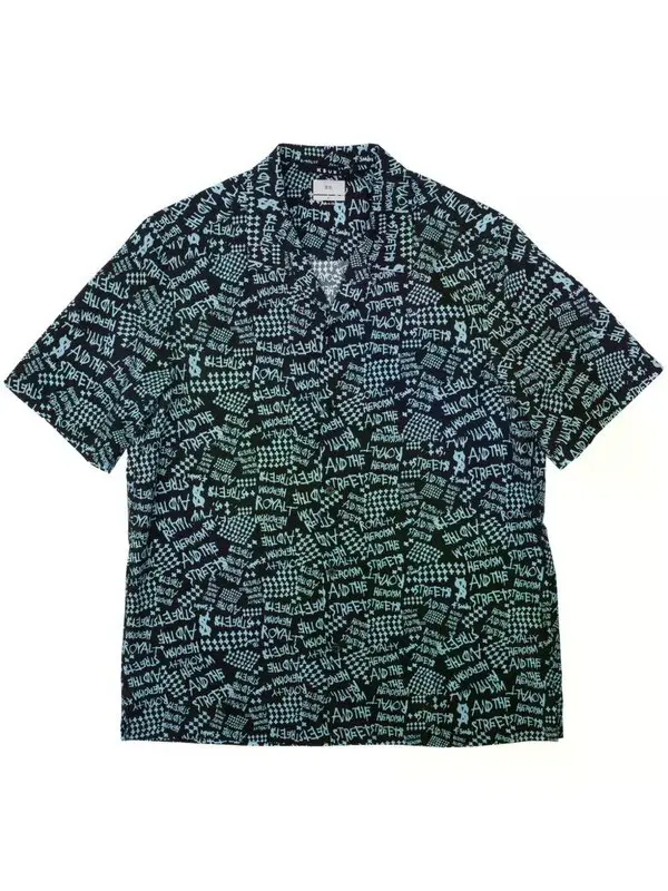 Ksubi Heroism Text-print Tencel Shirt - Black