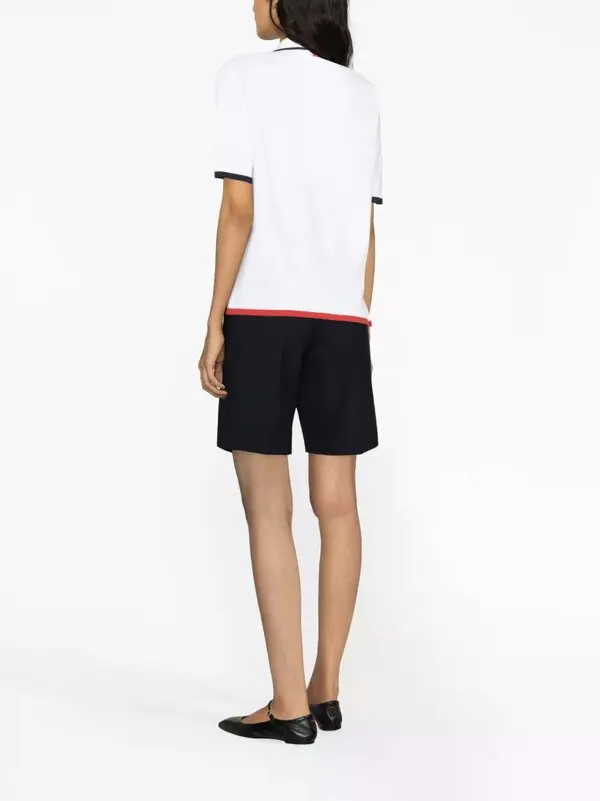 Thom Browne Rib-stitch Boxy Polo Shirt