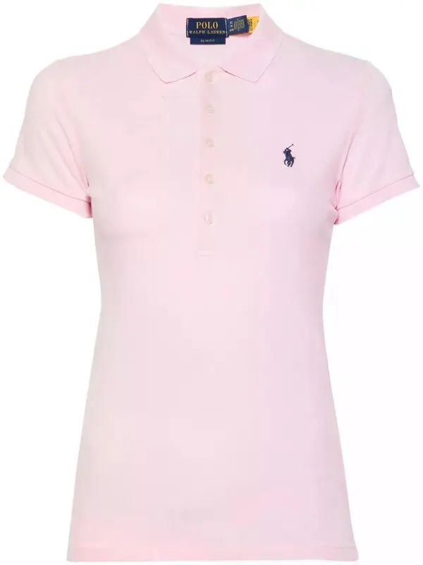 Polo Ralph Lauren Slim Fit Cotton Polo Shirt - Pink