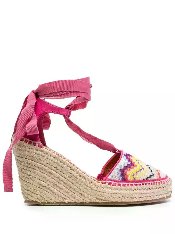 Missoni Zigzag-woven Wedge Espadrilles