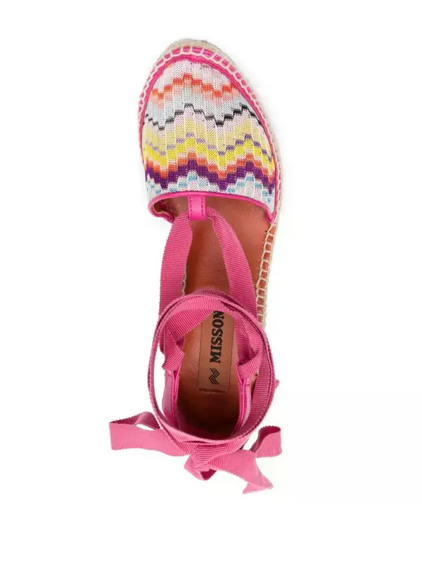 Missoni Zigzag-woven Wedge Espadrilles