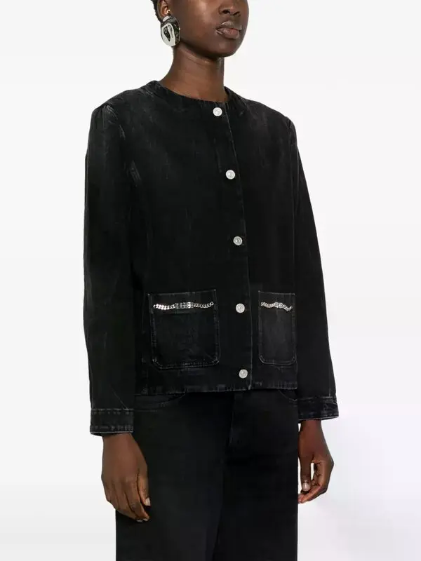 Givenchy Chain-detailing Denim Jacket