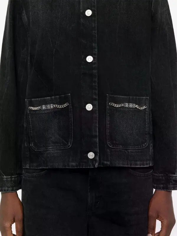 Givenchy Chain-detailing Denim Jacket