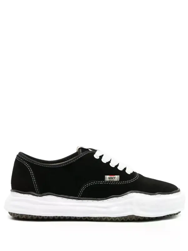 Mihara Yasuhiro Logo-patch Low-top Sneakers - Black