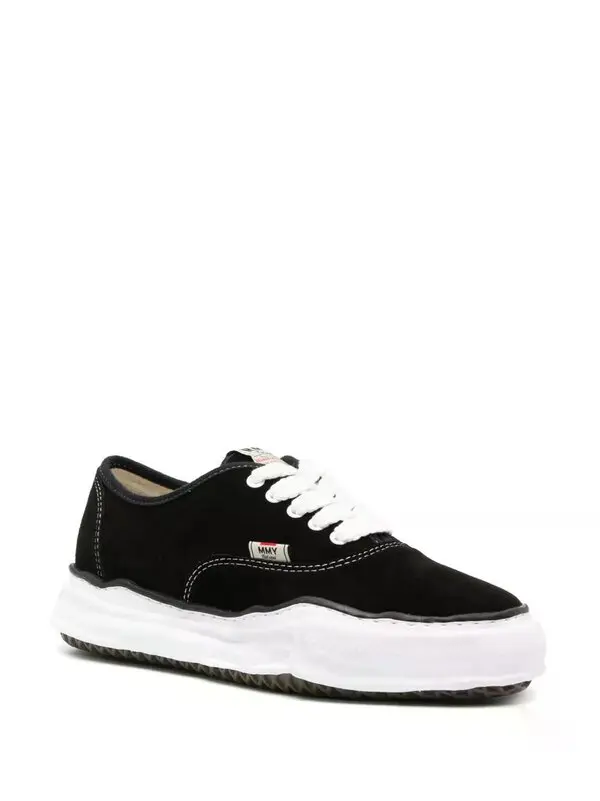 Mihara Yasuhiro Logo-patch Low-top Sneakers - Black