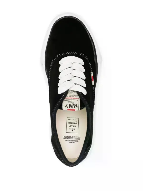 Mihara Yasuhiro Logo-patch Low-top Sneakers - Black