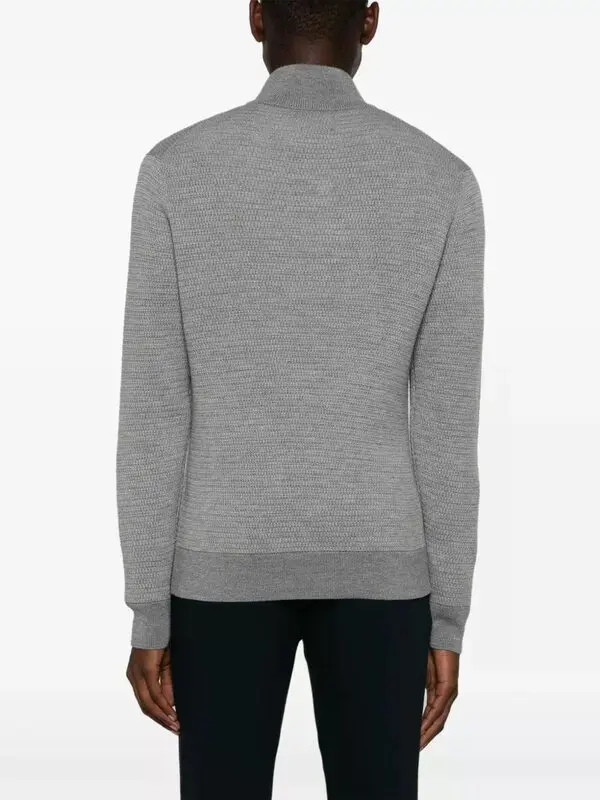 Polo Ralph Lauren Waffle-knit Half-zip Sweater