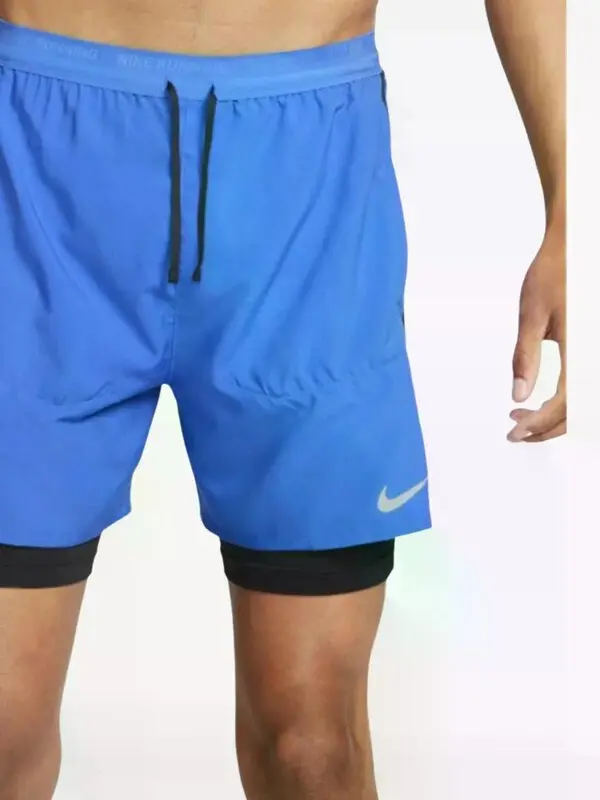 Nike Stride Dri-fit 5" Hybrid Running Shorts - Blue