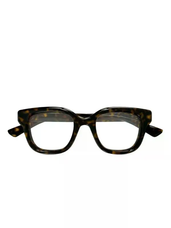 Gucci Square-frame Glasses - Brown