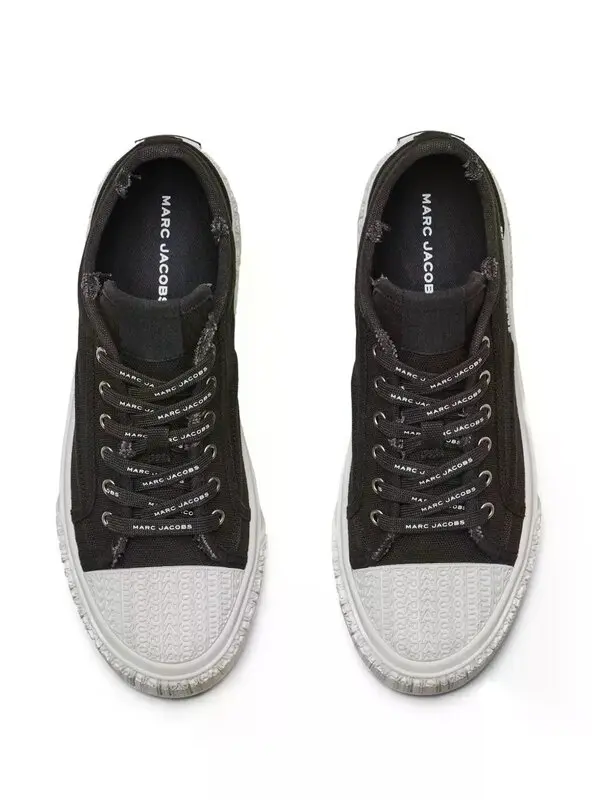 Marc Jacobs Distressed Canvas Sneakers