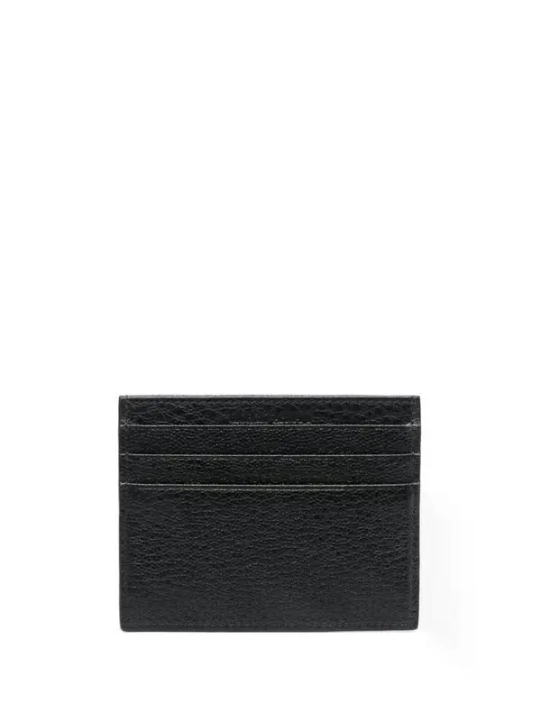 Giorgio Armani Grained-textured Leather Card Holder