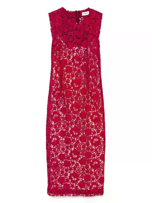 P.a.r.o.s.h Macramé Midi Dress