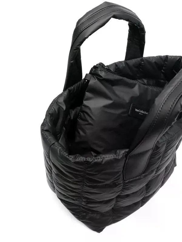 VEECOLLECTIVE Porter Shopper Small Tote Bag - Black