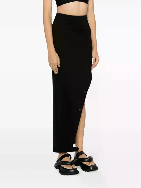 Monse High-waisted Cotton Midi Skirt