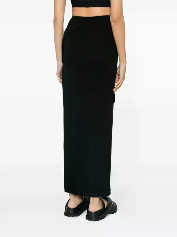 Monse High-waisted Cotton Midi Skirt