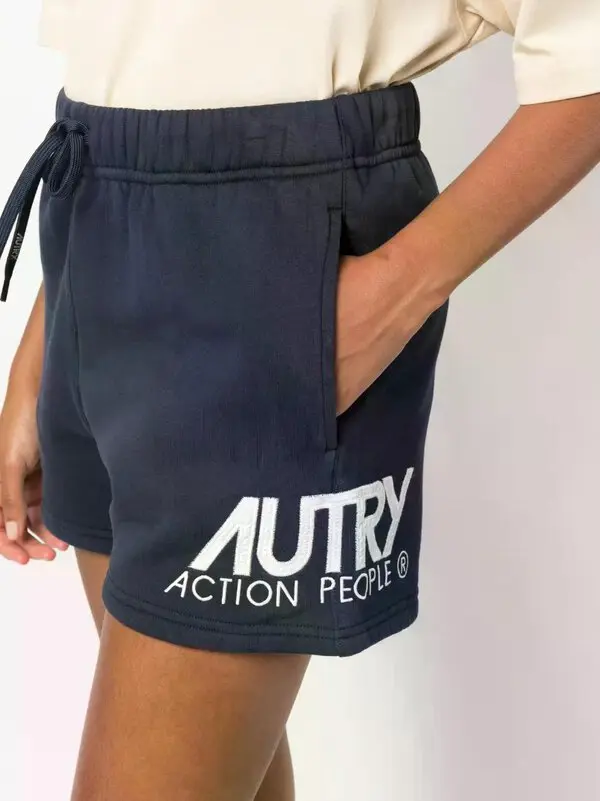 AUTRY Logo-print Short Shorts