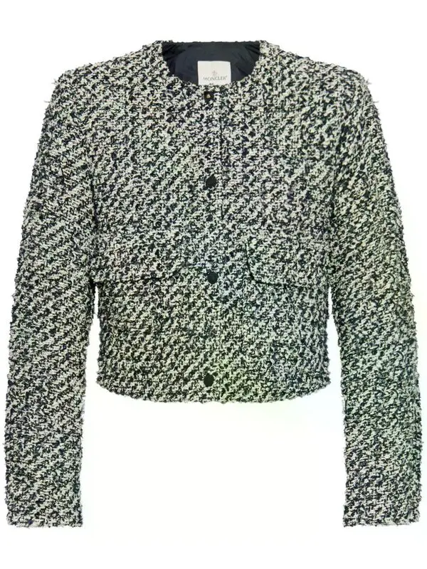 Moncler Dauphin Tweed Jacket - Black