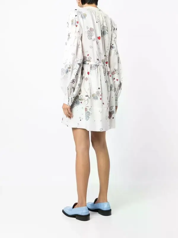 MACGRAW In Cahoots Printed Mini Dress