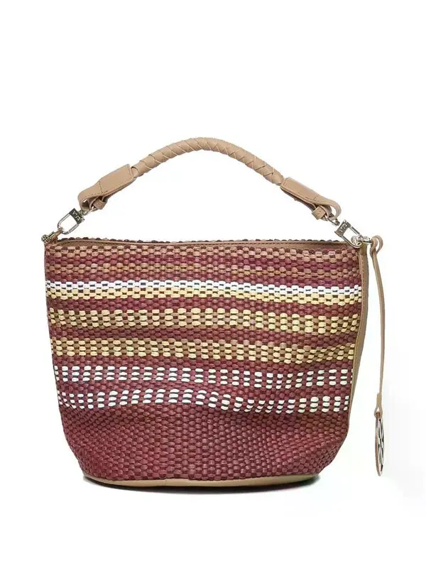 V°73 Stefanie Braided-detail Bucket Bag - Red