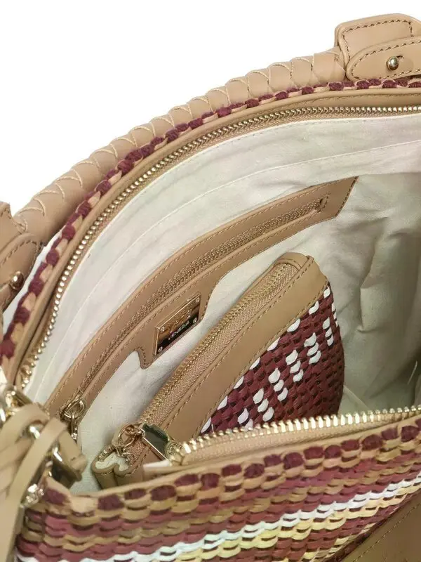 V°73 Stefanie Braided-detail Bucket Bag - Red