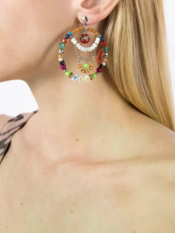 AMIR SLAMA Bead-embellished Dangle Earrings