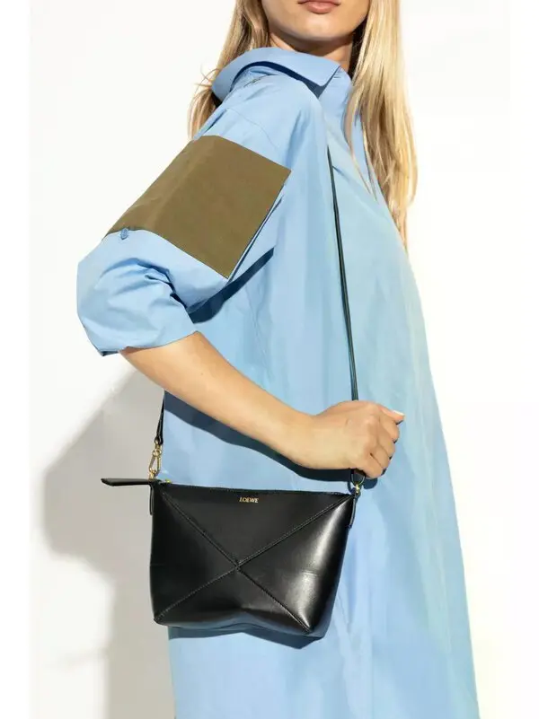 Loewe Puzzle Shoulder Bag - Black