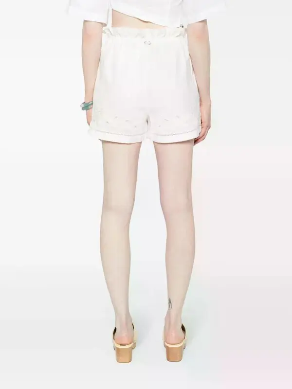 TWINSET Broderie-anglaise Paperbag Shorts