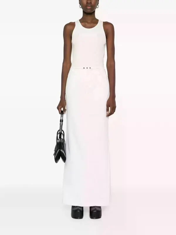 Rabanne Logo-patch Ribbed Tank Top