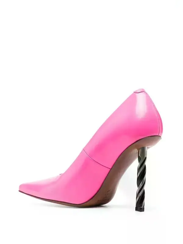 Vetements Drill-heel Leather Pumps