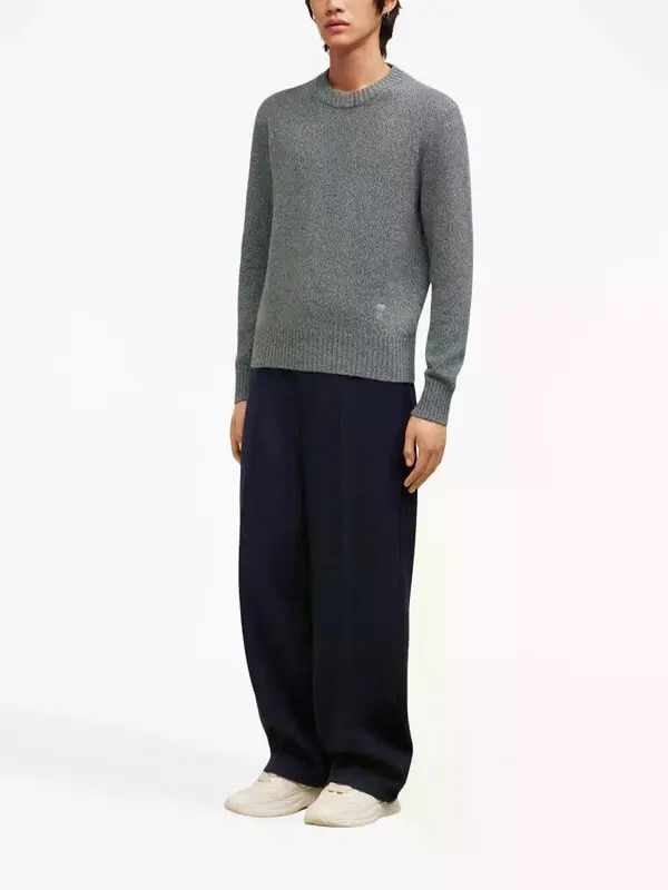 AMI Paris Cashmere-blend Crew-neck Jumper