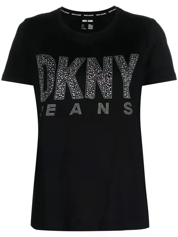 Dkny Stud-embellished Short-sleeve T-shirt